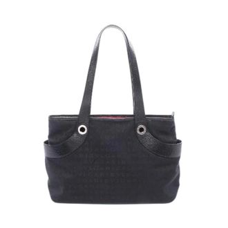 Bulgari Sac cabas Pre-owned Logo Mania en toile et cuir - Femme - Pre-owned - Noir - Taille: ONE Size