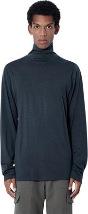 Rier Polar Jersey Rollkragenpullover - - Knitwear - Herren - Grau - L