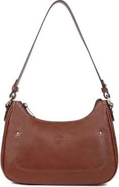 Pellet Sac port&eacute; &eacute;paule 1 anse - Compatible t&eacute;l&eacute;phone portable - Pour Femme - Collection Jeanne - Marron