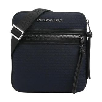 Emporio Armani Homme, Sacs, Bleu, Taille: ONE Size Sac bandouli&egrave;re Monogram