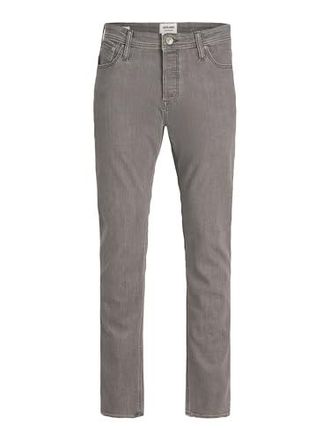 Jack & Jones Mike AM 590 Jean coupe fusel&eacute;e pour homme, Gris denim, 36W x 34L