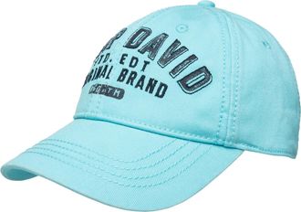 Camp David Herren Base Cap mit Logo Artwork Fresh Aqua, None