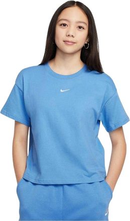 Nike T-Shirt f&uuml;r M&auml;dchen, Regul&auml;r (Blau)