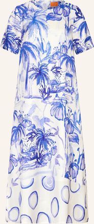 Annas Annas Seidenkleid blau