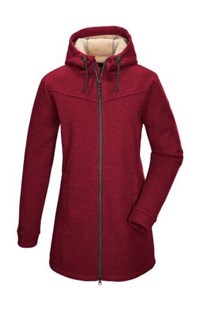 G.I.G.A. DX by killtec Fleecejacke GW 37 WMN KNTFLC PRK Strickfleeceparka mit Kapuze, Teddyfell, 2-Wege-Rei&szlig;verschluss