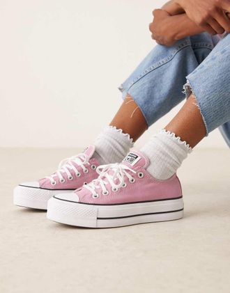 Converse Chuck taylor All Star Ox Lift - Baskets - Rose