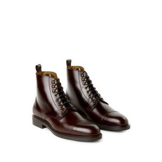 Bobbies Boots Harper &agrave; lacets en cuir