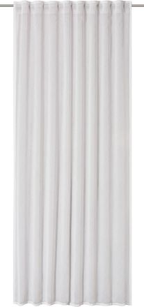 Elbersdrucke Gardine mit verdeckten Schlaufen Air 00 weiß halbtransparent 255x140cm 201791 Vorhang für das Wohnzimmer Schlafzimmer Küche Flur Kinderzimmer