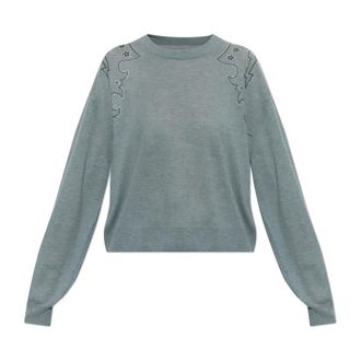 Zadig&Voltaire Femme, Pulls, Bleu, Taille: 38/40 FR Swapy Cashmere Sweater