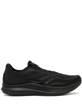 Saucony baskets à empiècements en mesh - Noir