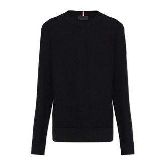 Moncler Homme, Pulls, Noir, Taille: 2XL Pull en Coton