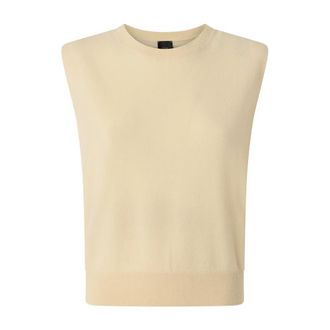 Pinko Round-Neck Strickwaren - - Knitwear - Damen - Beige - XS