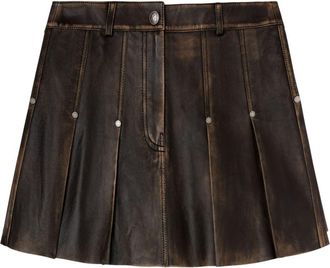 Palm Angels minijupe Lea - Marron