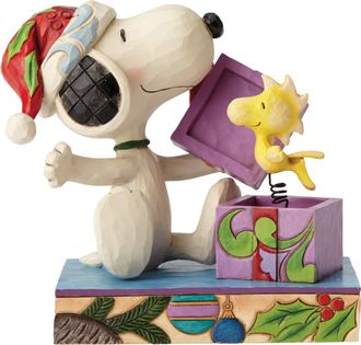Peanuts Enesco A Christmas Surprise (Snoopy & Woodstock)