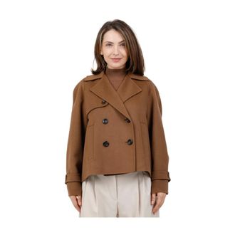 Max Mara Damen, Mäntel, Braun, 2XSGröße