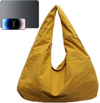 Generico Grand sac fourre-tout pour femme - Sac fourre-tout texturé pour femme avec poignée - Sac à bandoulière pour ordinateur portable pour téléphones portab