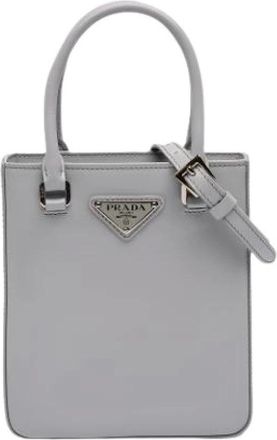 Prada Sac bandouli&egrave;re Pre-owned - Femme - Pre-owned - Gris - Taille: ONE Size