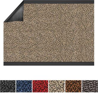 Floordirekt Tapis de Porte sur mesure SKY Beige-noir 200 x 500 cm