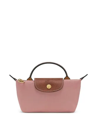 Longchamp sac cabas à design bicolore - Rose