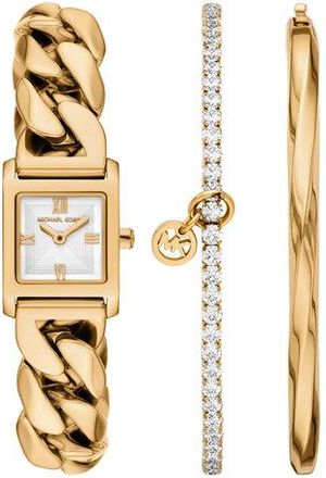 Michael Kors Uhr und Armband Set Georgie Gift Set MK7655SET Goldfarben