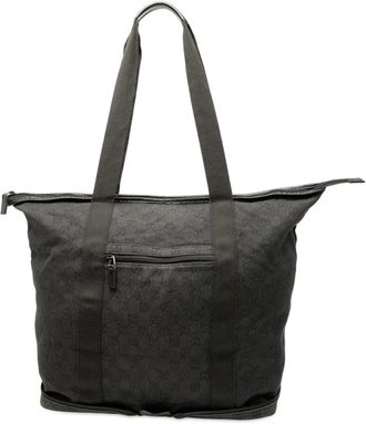 Gucci Shopper - GG Denim Tote - Gr. unisize - in Grau - f&uuml;r Damen