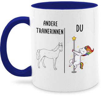Shirtracer Tasse Tassen 325ml - Andere Trainerinnen Dabbing Einhorn | Trainerin Geschenk f&uuml;r Beste Trainerin | Lieblingstrainerin | Hundetrainerin Reitlehrerin F