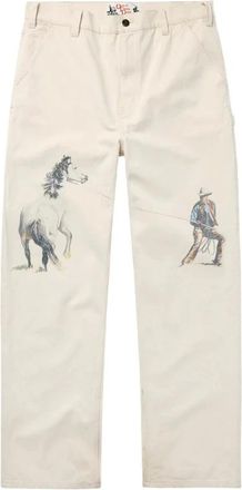One Of These Days ONE OF These Days, Homme, Pantalons, Beige, Taille: XL Straight Pantalons