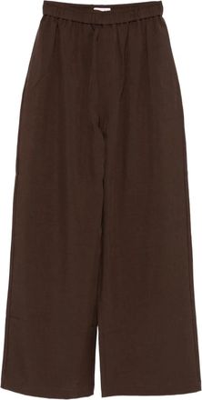 Frankie Shop Hose mit elastischem Bund - Braun
