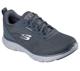 Skechers Damen Flex Appeal 5.0 Fresh Trek Sneaker, Charcoal Mesh/Trim, 38.5 EU