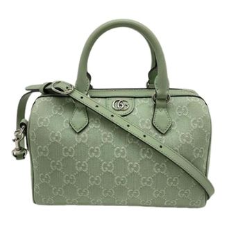 Gucci Sac Boston Pre-owned - Femme - Pre-owned - Vert - Taille: ONE Size
