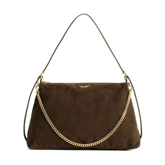 Zadig&Voltaire Jim Suede Bag - Femme - Sacs - Brun - Taille: ONE Size