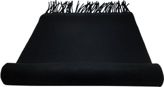 TigerTie Designer Schal in schwarz einfarbig Uni - Cashmink