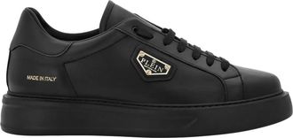 Philipp Plein Low-Top Sneaker - Lo-Top Turnschuhe Titan - Gr. 35 (EU) - in Schwarz - f&uuml;r Damen