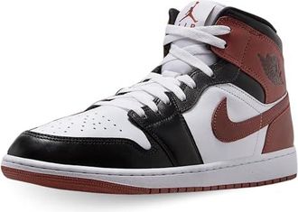 Nike Blanc / Foncé Pony-Noir Air Jordan 1 Mid SE, blanc, 45 EU