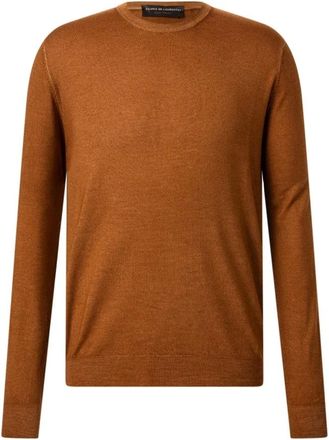FILIPPO DE LAURENTIIS Homme, Pulls, Orange, Taille: L Tricot ras du cou