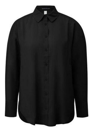 QS by s.Oliver Langarmbluse Bluse Flie&szlig;ende Bluse