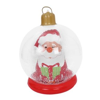 Aboofan RORPOIR LED Beleuchteter Aufblasbarer Weihnachtsball mit Stabilem Sockel Wetterfeste für Garten und Terrasse Große Leuchtende Weihnachtskugel für Outd