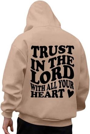 Generic Sweat a Capuche Homme Hooded Sweatshirt Hoodie Pullover Homme Longue Manche avec Doublure en Fleece et Design Th&eacute;matique, Sweatshirt Confortable pour 