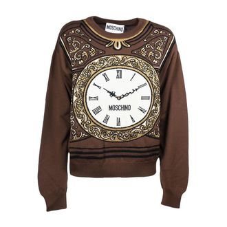 Moschino Femme, Pulls, Multicolore, Taille: 36 FR Pulls à col rond