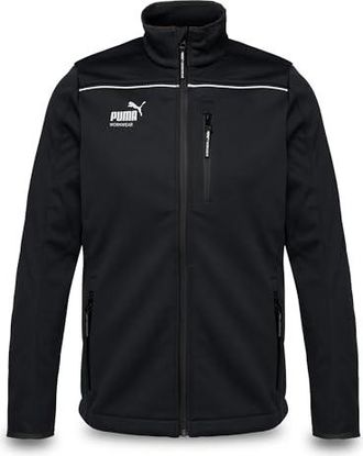 Puma Workwear Essentials - Veste softshell de qualit&eacute; sup&eacute;rieure pour homme - Veste de travail en tissu softshell &agrave; trois couches - Pour lartisanat, la pro