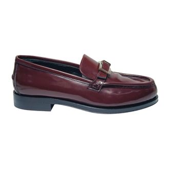 Sergio Rossi Mocassini Pelle - - Shoes - Damen - Rot - 37 EU