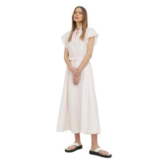 Sams&oslash;e & Sams&oslash;e Robe Longue - Femme - Robes - Rose - Taille: 34 FR
