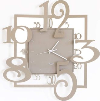 Arti & Mestieri ARTI E MESTIERI Amos Wanduhr beige