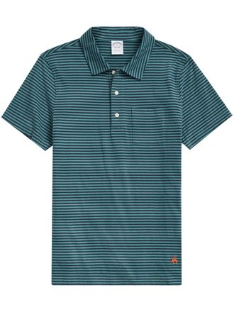 Brooks Brothers Gestreiftes Poloshirt - Blau