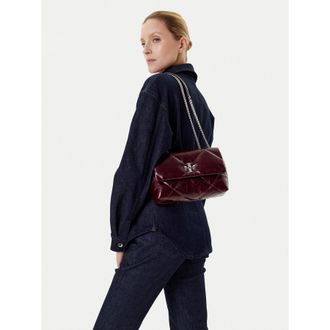 Tory Burch Handtasche Tory Burch Kira Diamond 169326 Dunkelrot