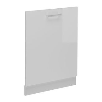 Vicco Panneau de lave-vaisselle R-Line, Blanc Haute brillance, 60cm sans pt