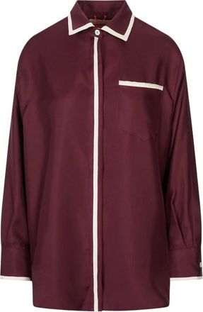 F.R.S. For Restless Sleepers F.r.s For Restless Sleepers, Femme, Blouses et Chemises, Violet, Taille: 42 FR Aion Shirt