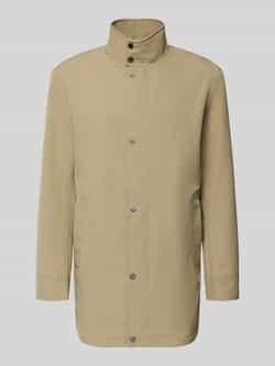 Christian Berg Regular Fit Mantel mit Stehkragen