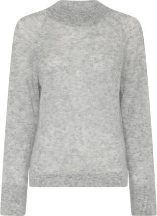 Bruuns Bazaar Femme, Pulls, Gris, Taille: 38 FR FluffyBBAma Knit