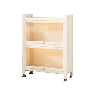 Generic K&uuml;chenschrank, aufrechter Stahlschrank, transparenter K&uuml;chenschrank, geeignet for Wohnzimmer und Arbeitszimmer(800x500x320mm)